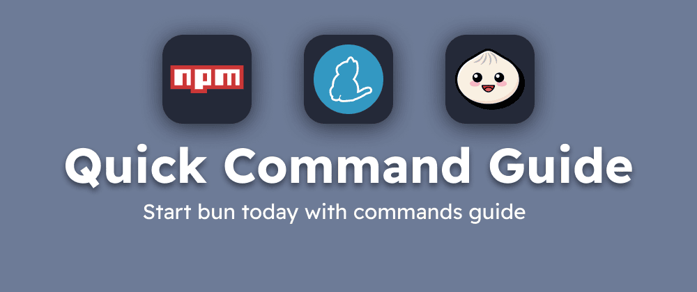 Run Bun! Command Guide